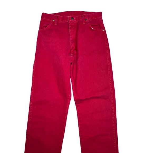 Wrangler | Jeans | Vintage Red Wrangler Denim Jeans Size 3 29x33 10 ...